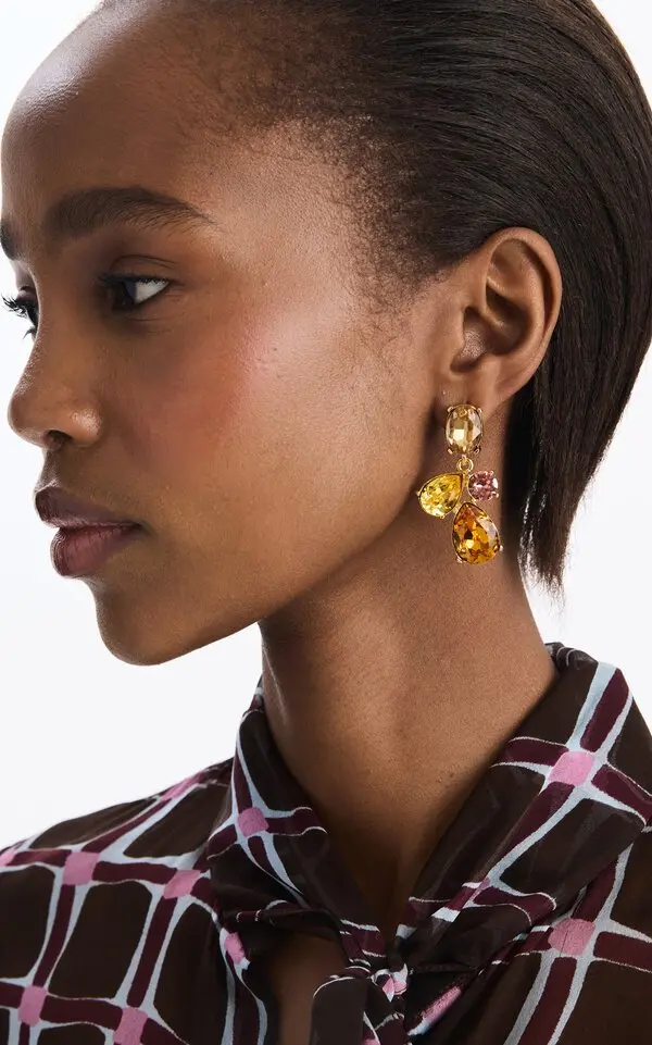 Oscar De La Renta Candy Drop Earrings - Blue