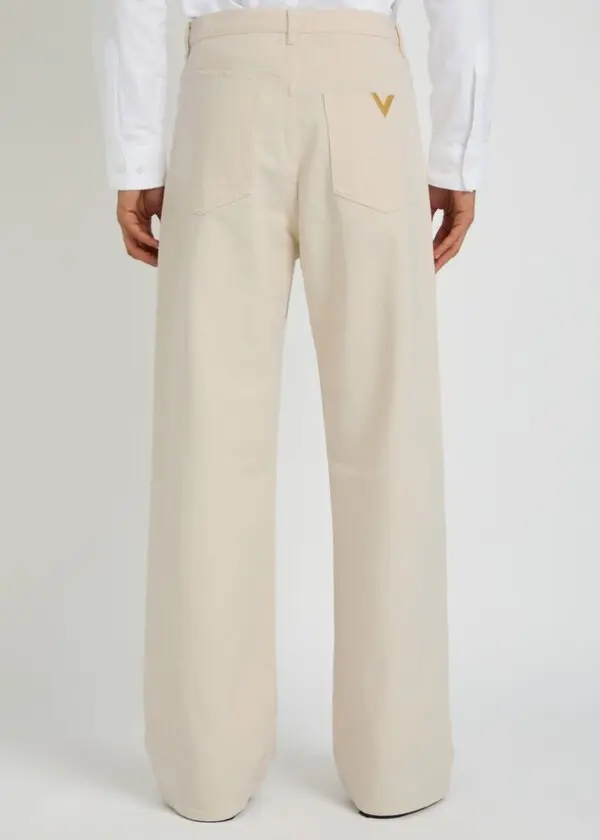 Valentino Garavani Wide-leg Denim Jeans