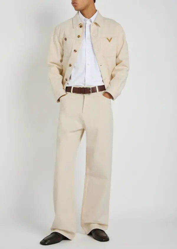 Valentino Garavani Wide-leg Denim Jeans