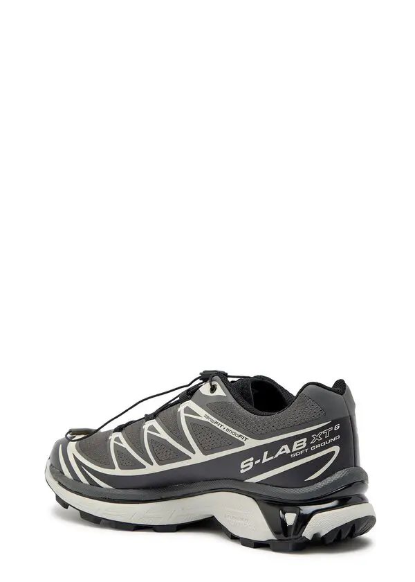 SALOMON Xt-6 Panelled Mesh Sneakers - Grey