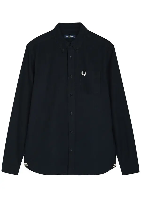 Fred Perry Oxford Logo-embroidered Cotton Shirt