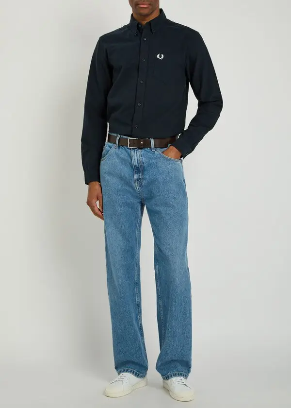 Fred Perry Oxford Logo-embroidered Cotton Shirt