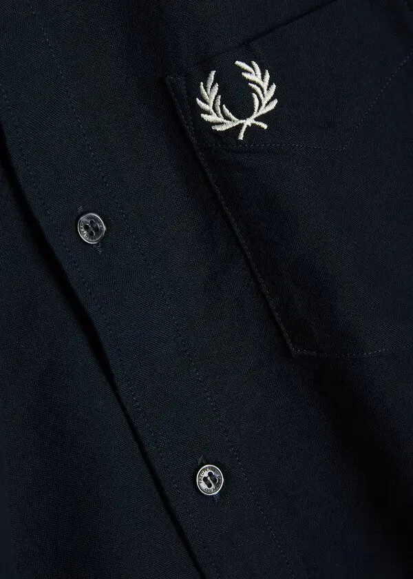 Fred Perry Oxford Logo-embroidered Cotton Shirt