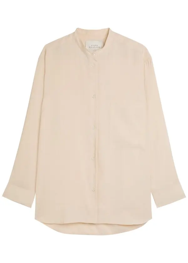 Studio Nicholson Modal-blend Shirt - Beige
