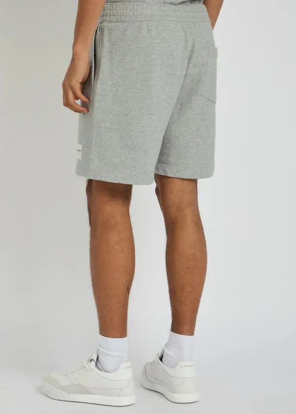 Givenchy Logo Cotton Shorts - Light Grey