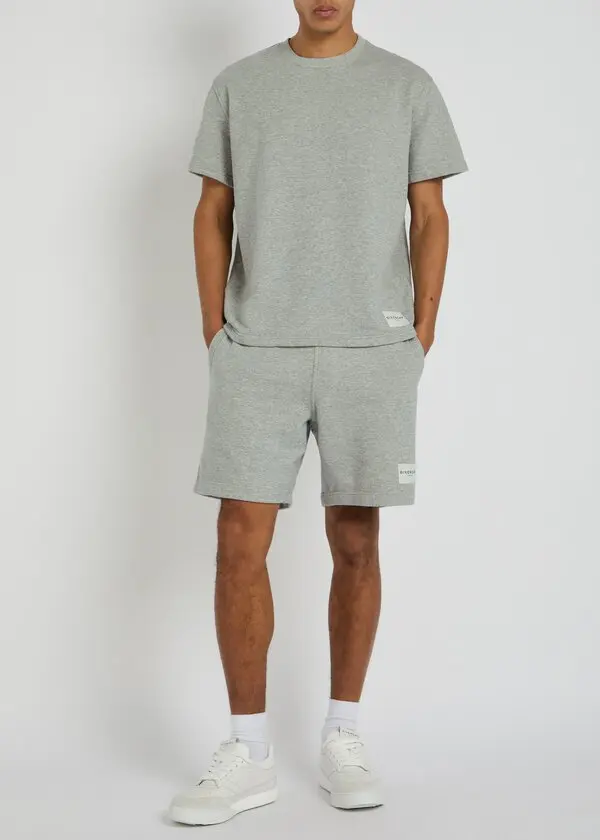 Givenchy Logo Cotton Shorts - Light Grey