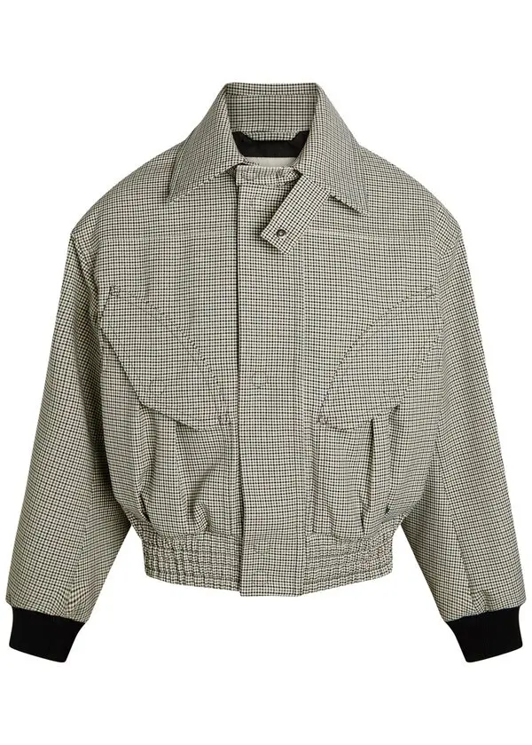 Dries Van Noten Houndstooth Woven Jacket