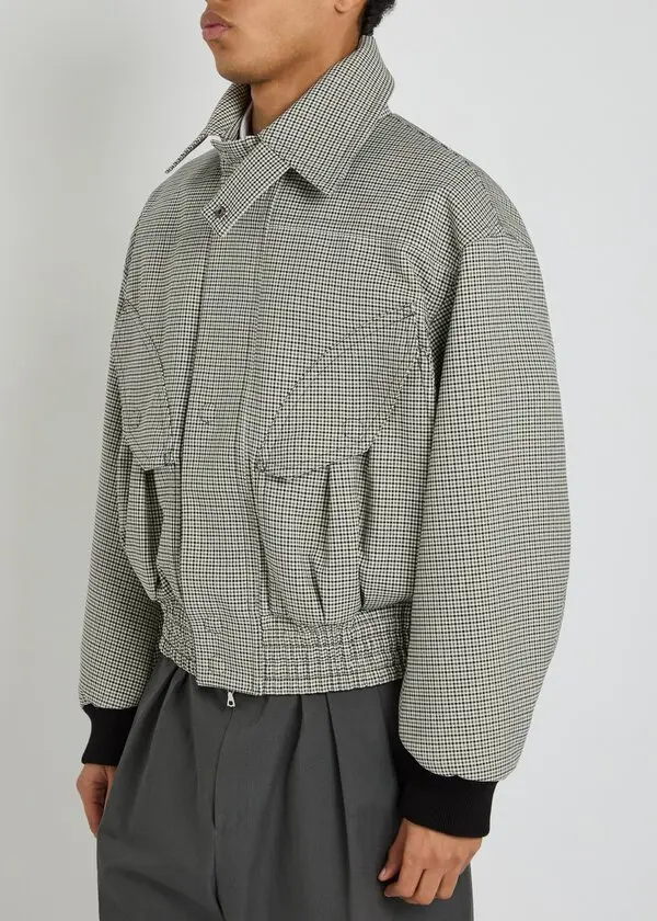 Dries Van Noten Houndstooth Woven Jacket