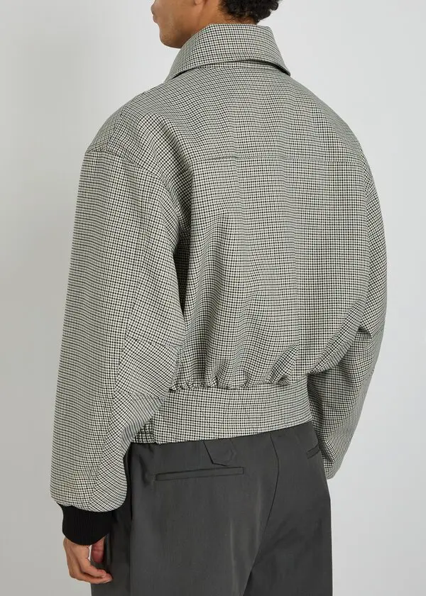 Dries Van Noten Houndstooth Woven Jacket