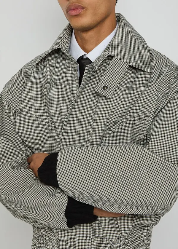 Dries Van Noten Houndstooth Woven Jacket