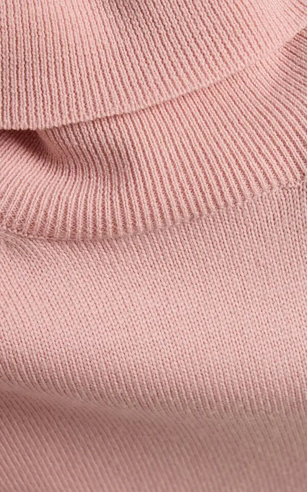 Oscar De La Renta Turtleneck Wool Top