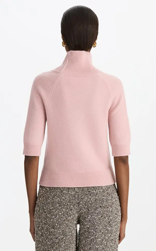 Oscar De La Renta Turtleneck Wool Top