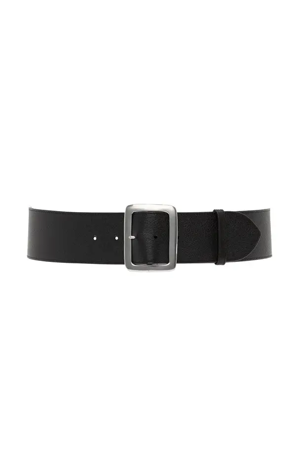 Ralph Lauren 60 Mm Square Buckle Belt - Brown
