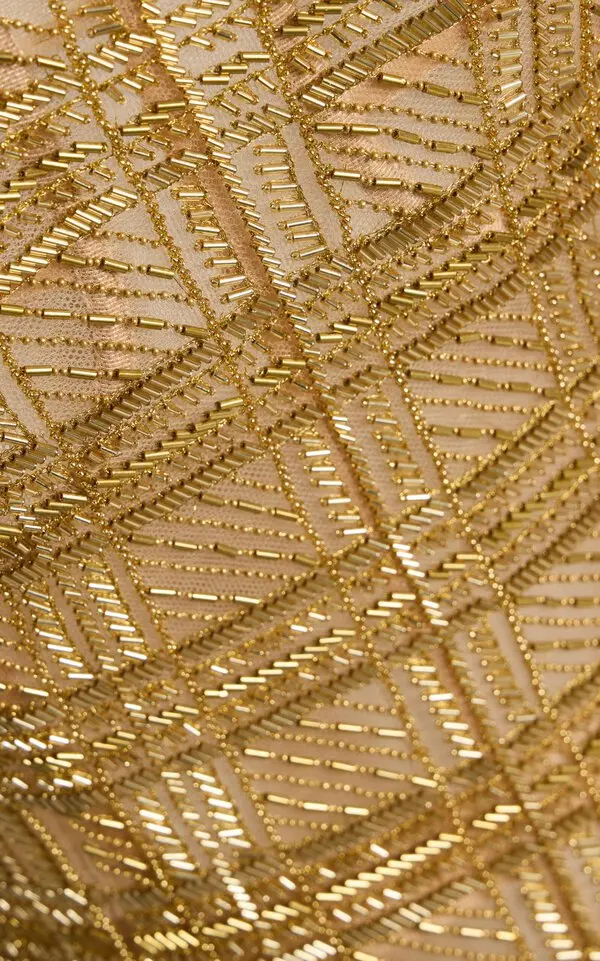 Oscar De La Renta Beaded Gown