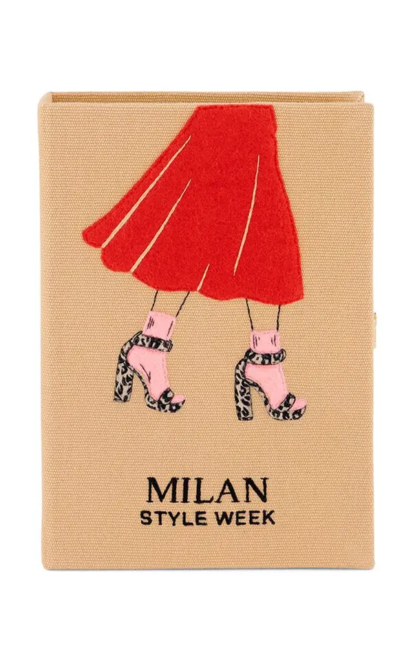 OLYMPIA LE-TAN Milan Style Week Clutch - Tan