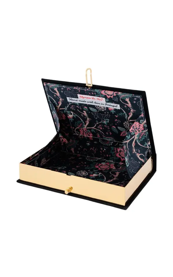 OLYMPIA LE-TAN Confidence Knowing Your Worth Clutch - Black