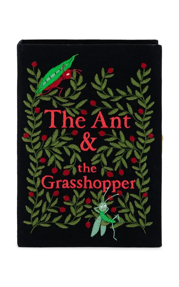 OLYMPIA LE-TAN The Ant And The Grasshopper Clutch - Black
