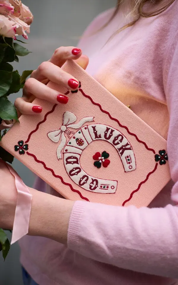 OLYMPIA LE-TAN Good Luck Clutch
