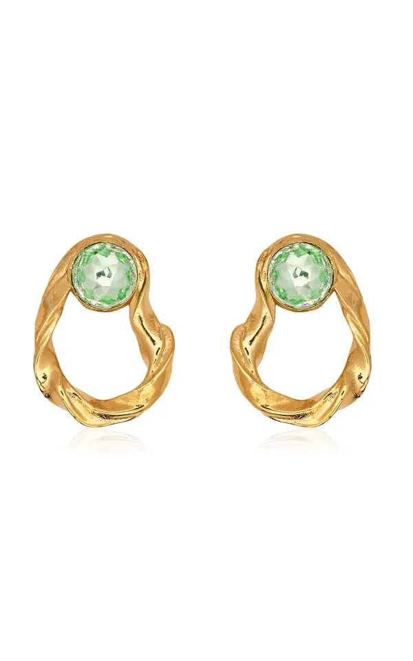 Oscar De La Renta Small Loop Stud Earrings