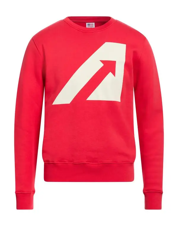 AUTRY Cotton Fleece Sweatshirt - Red
