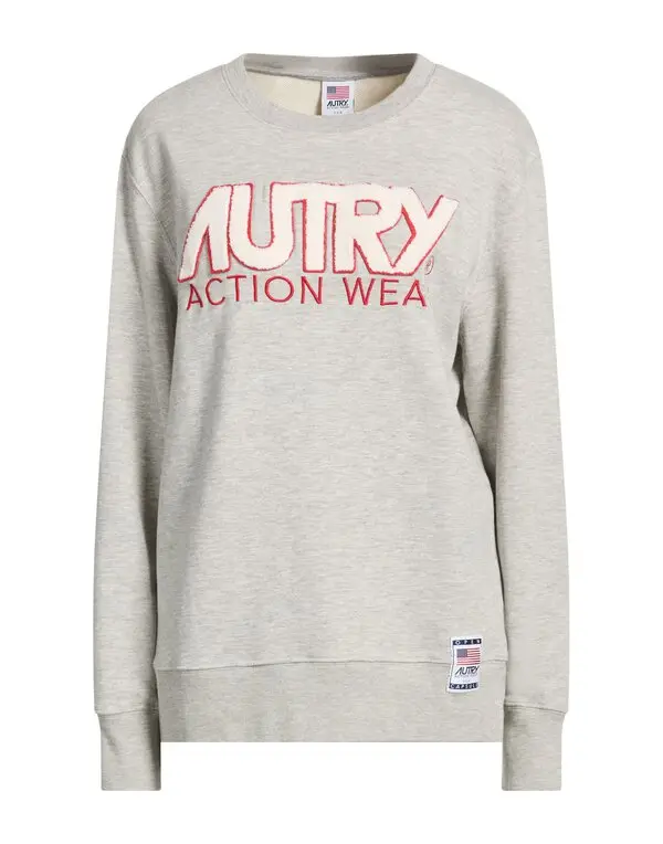 AUTRY Sweatshirt In Cotton And Polyamide - Grey
