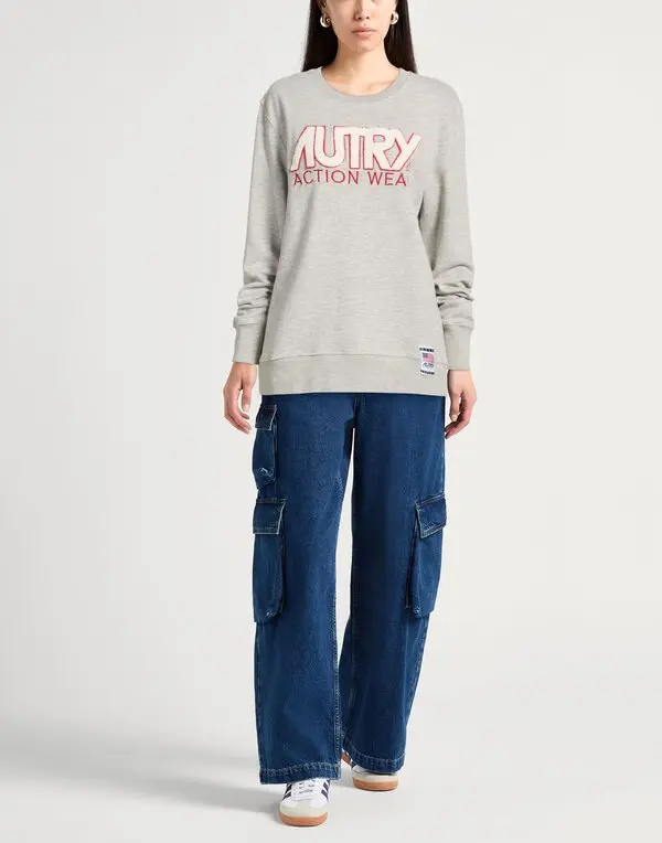 AUTRY Sweatshirt In Cotton And Polyamide - Grey