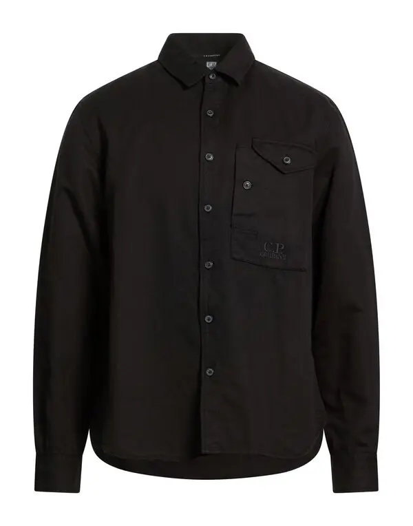 C.P. COMPANY C. P. Company Shirt Size Cotton, Linen - Black
