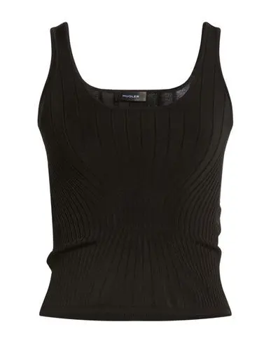 MUGLER Top Size Rayon, Nylon, Elastane - Black