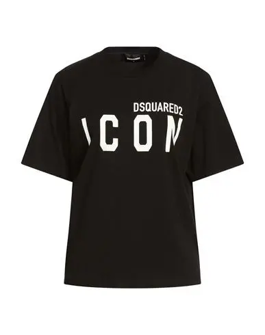 Dsquared2 Cotton Icon Logo T-shirt - Black