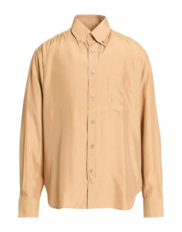 TOM FORD Shirt Size Silk, Viscose - Beige