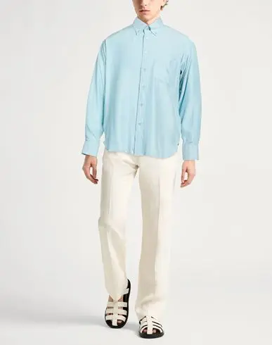 TOM FORD Shirt Size Silk, Viscose - Blue