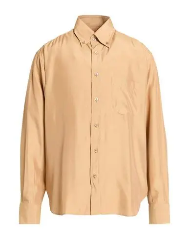 TOM FORD Shirt Size Silk, Viscose - Camel