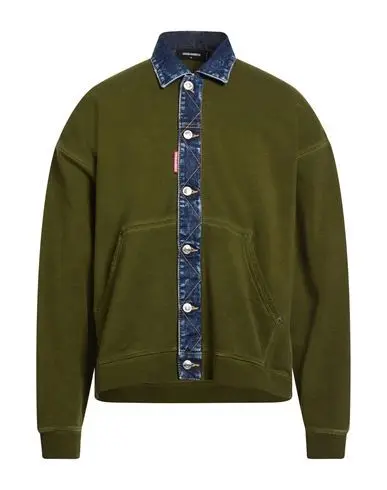 Dsquared2 Sweatshirt Military Size Cotton - Green