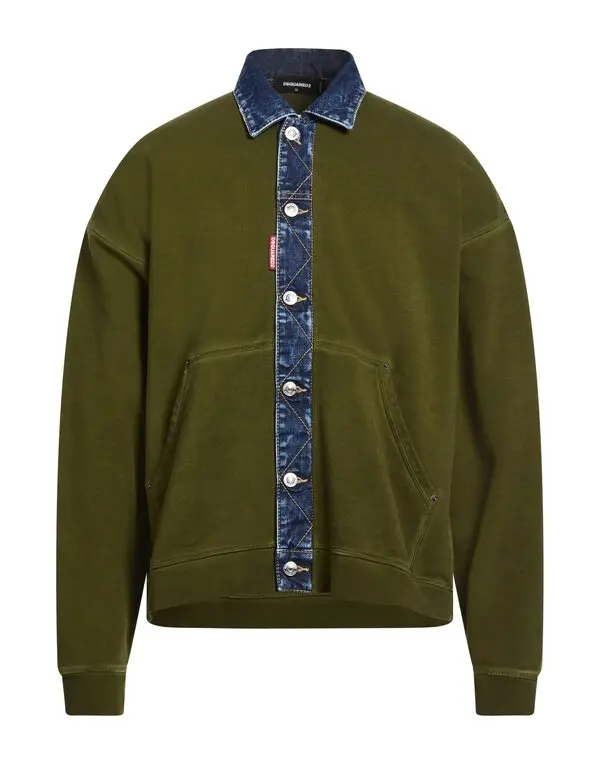 Dsquared2 Cotton Military Sweatshirt