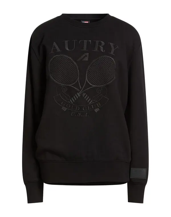 AUTRY Cotton Sweatshirt With Appliqués