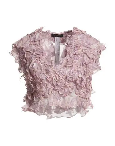 TWINSET Ruched Paisley Shirt - Lilac