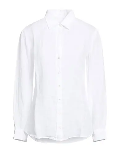 120% Lino Shirt Ivory Size Linen - White