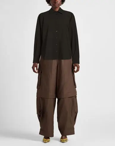 TWINSET Crepe Shirt With Designer Plaque