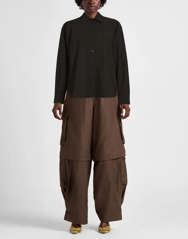 TWINSET Crepe Shirt With Designer Plaque