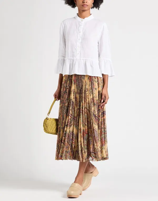 120% Lino Linen Peplum Top