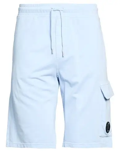 C.P. COMPANY Cotton French Terry Shorts - Blue