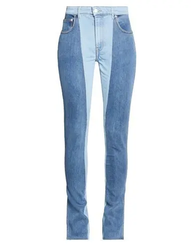 MUGLER Jeans Size Cotton, Elastomultiester - Blue