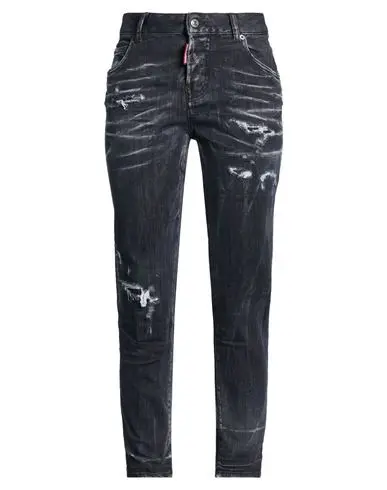 Dsquared2 Jeans Size Cotton, Elastomultiester, Elastane - Black