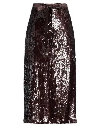 Liviana Conti Midi Skirt Dark Size Polyamide, Elastane - Brown