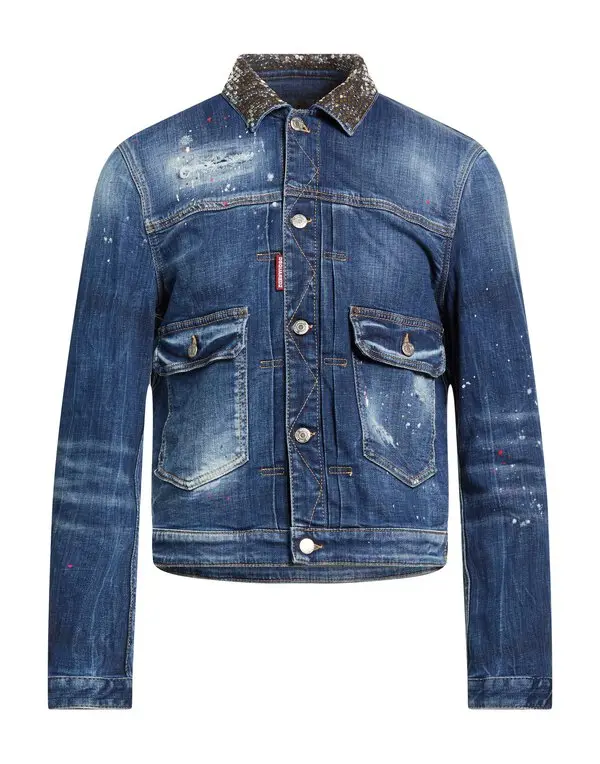 Dsquared2 Denim Outerwear Size Cotton, Elastane