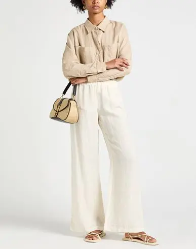120% Lino Wide-leg Linen Pants