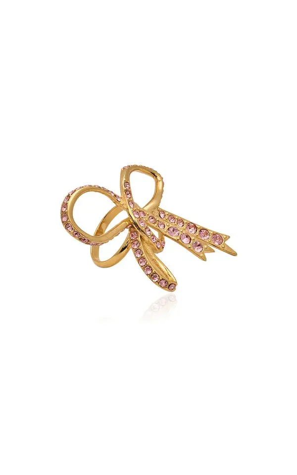 Oscar De La Renta Threaded Bow Ring