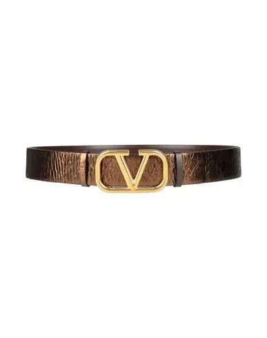 Valentino Garavani Belt Bronze Size Leather - Yellow