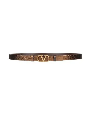 Valentino Garavani Belt Bronze Size Leather - Yellow