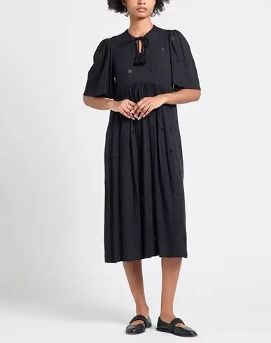 Ba&sh Midi Dress With Broderie Anglaise